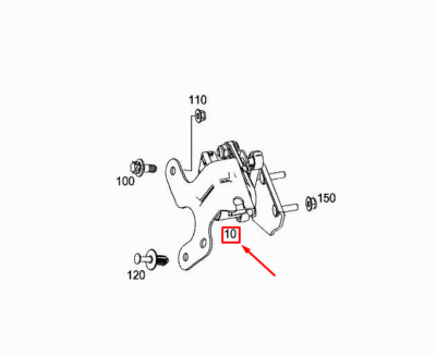 NEW MERCEDES-BENZ E C207 REAR RIGHT TURNING ANGLE SENSOR A2075400817 ...