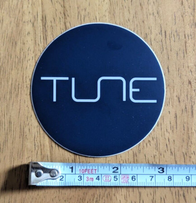 Tune logo blue sticker decal outdoor recreational adventure truck ...