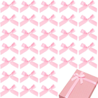 35Pcs Mini Pink Bows for Crafts, Tiny Cute Satin Ribbon Bow, Soft ...