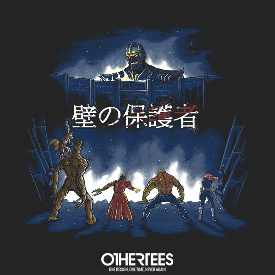 GUARDIANS GALAXY Star Lord Rocket Groot Gamora Attack On Titan Mens T ...