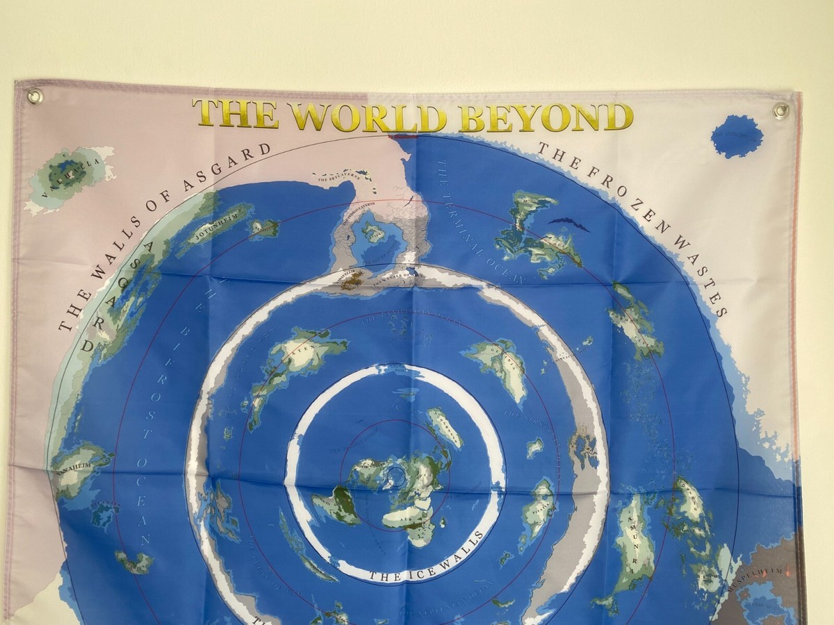 Flat Earth Maps Extra Continents