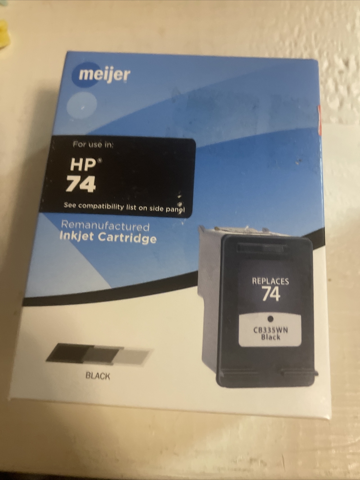 HP 74 BLACK INKJET Cartridge Meijer NIB | eBay