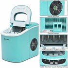 Portable Compact Electric Ice Maker Machine Mini Cube 26 lbs/Day Mint ...