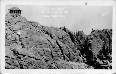 Black Hills South Dakota SD Harney Peak Rager Station c1930s RPPC ...