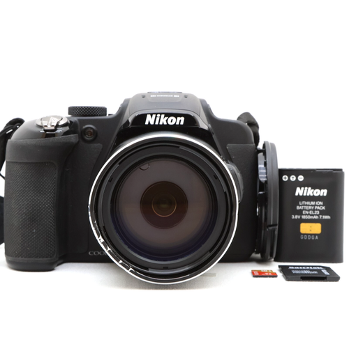 Nikon COOLPIX P610 16.0MP Digital Bridge Camera Black Tested Complete ...