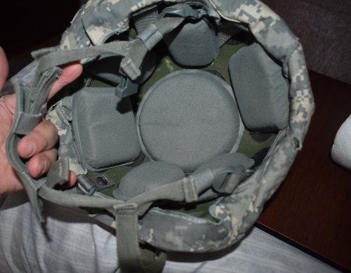 USGI ADVANCED COMBAT HELMET ACH FULLY PADDED W DIGITAL COVER (MEDIUM ...