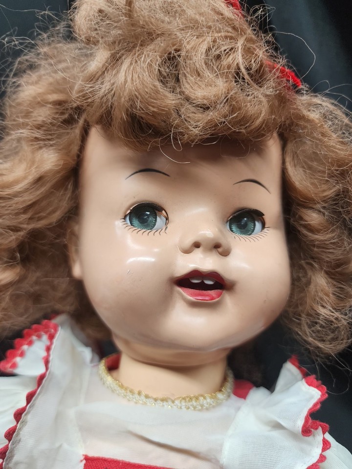 E3 Vintage 1960's Eegee 23" Walker Doll Red Hair Flirty Eyes | eBay