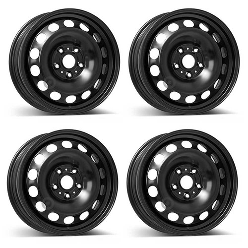 4 Alcar steel wheels rims 8247 6.0Jx16 ET48 5x112 for Volkswagen Golf ...