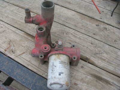 CUMMINS ISX Engine Water Filter Housing Peterbilt IH KW Ford Semi Truck ...