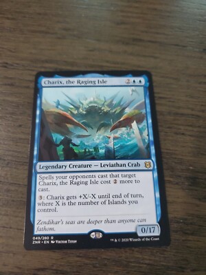 MTG Zendikar Rising Charix, the Raging Isle 049/280 Magic the Gathering ...