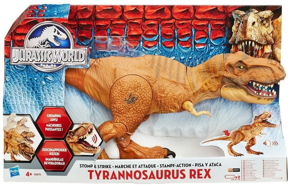 Tyrannosaurus Rex Stomp and Strike T-Rex Hasbro 2015 Jurassic World ...