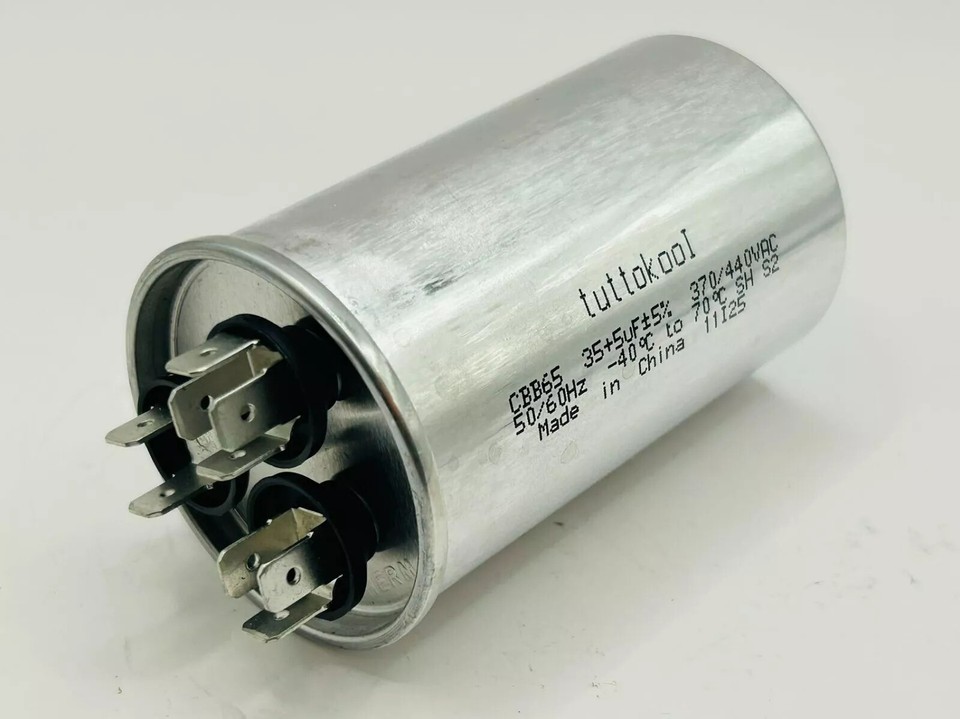 Tuttokool GCR3440 40uf Microfarad Dual Section Motor Round Run ...