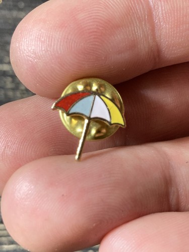 Vintage Colorful Umbrella Lapel Pin Vest Collectible EUC K291 | eBay