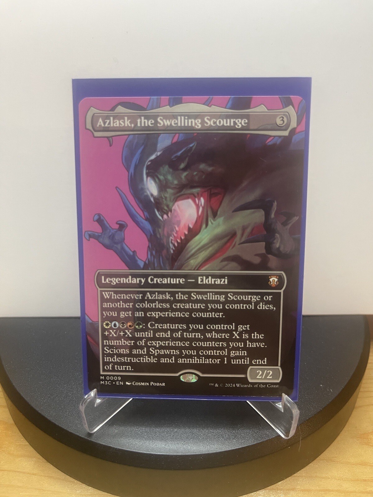 1x Azlask The Swelling Scourge Borderless Modern Horizons 3 Magic