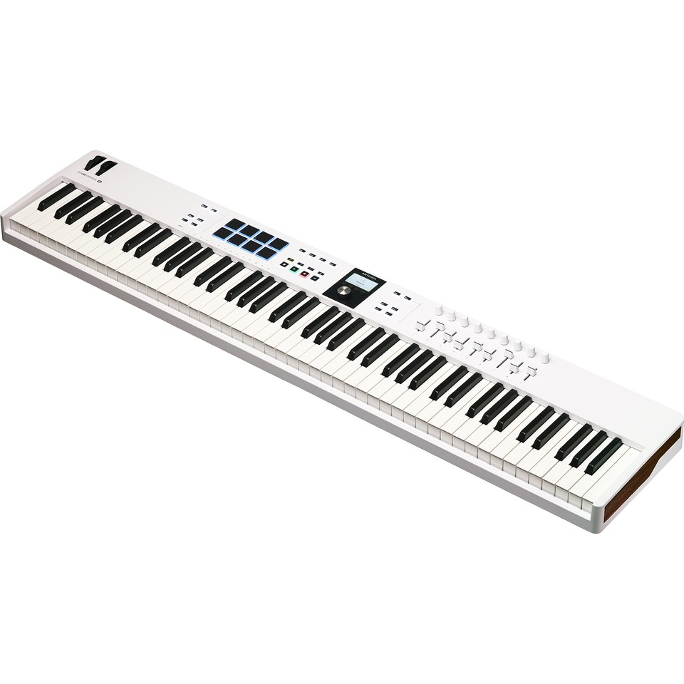 Arturia Keylab Essential 88 MK3 88-Key MIDI Controller Keyboard, White ...