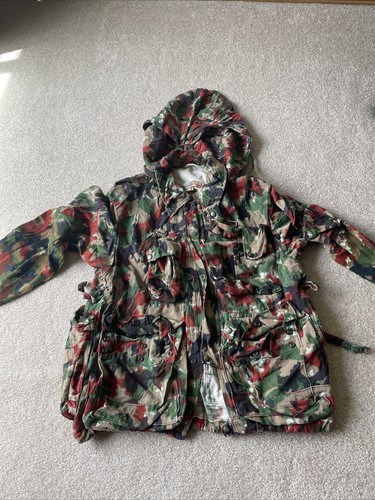 Swiss Army Field Jacket M70 Alpenflage Parka W. Backpack Size 48 1964 ...