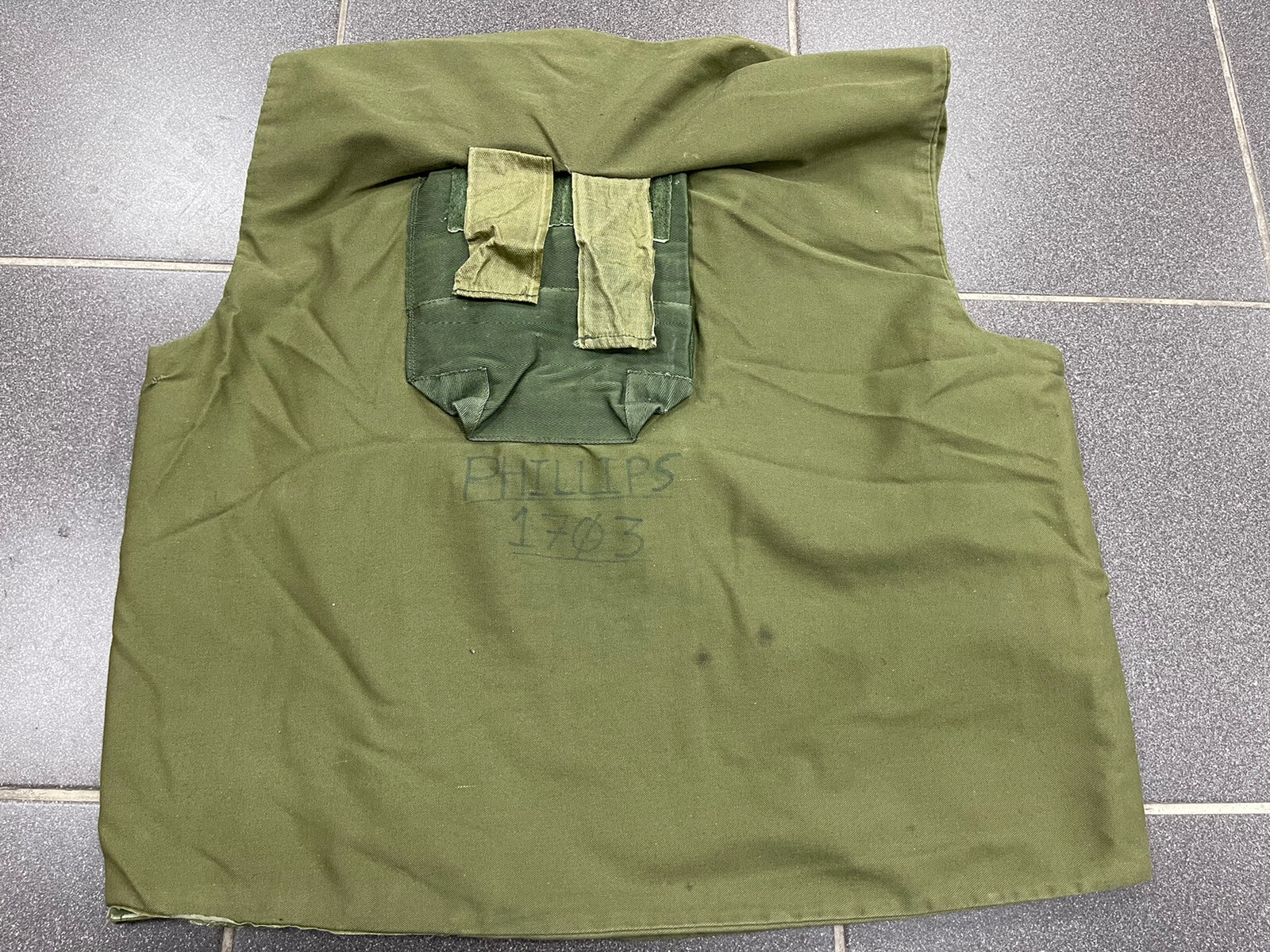 British Army Olive Green Mk2 Body Armour Cover Military Tactical Flak ...