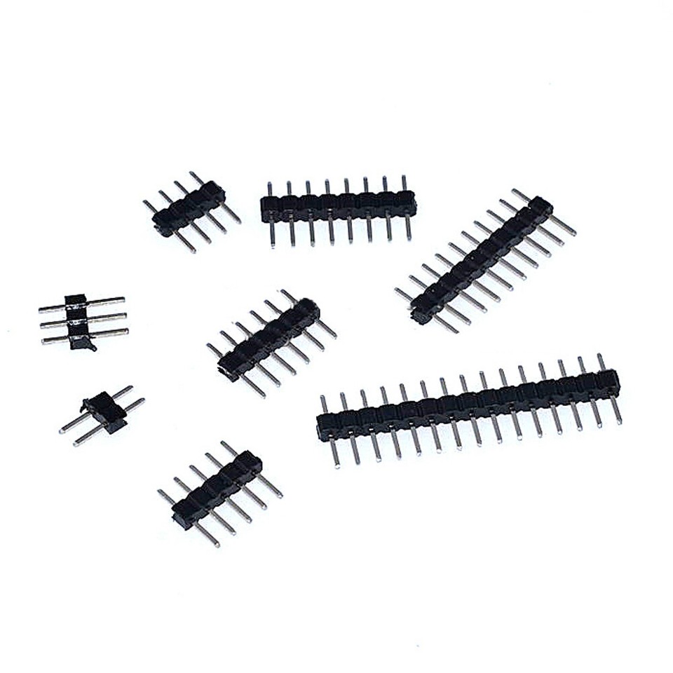 1.27mm Single Row Male Pin Header Connector 1X2/3/4/5/6/7/8/9/10/12/13P ...