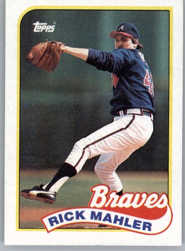 1989 Topps 621 Rick Mahler Atlanta Braves | eBay