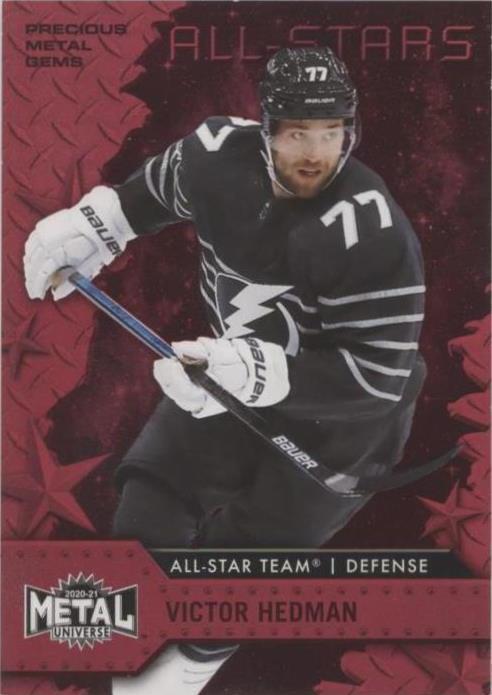 2020-21 Skybox Metal Universe - All-Stars Victor Hedman #186 Precious ...