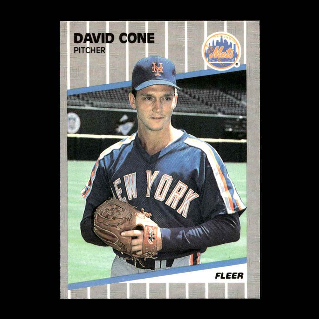 David Cone 1989 Fleer New York Mets #31 R322C 31 | eBay