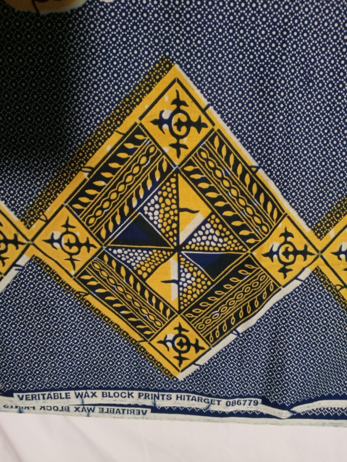 6 yards African wax block print cotton sewing fabric Phoenix Hitarget ...