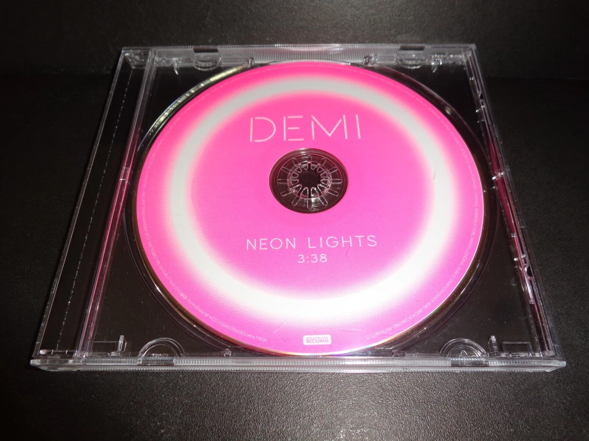 Demi Lovato Neon Lights Single Cover