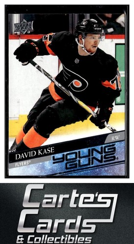 David Kase 2020-21 Upper Deck #493 Philadelphia Flyers Young Guns ...