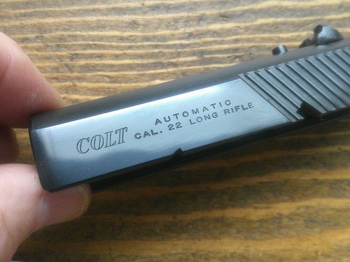 Colt Woodsman Slide 22LR 3rd Series W Firing Pin Extractor Match Target ...