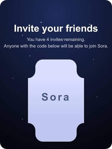 Sora 2 Invite Code INSTANT DIRECT MESSAGE OPEN AI INVITE CODE SORA 2 ...