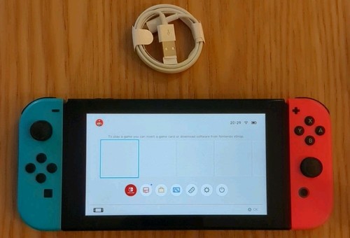 Nintendo Switch Console 32GB Neon Blue Red Joycons FULLY TESTED ...