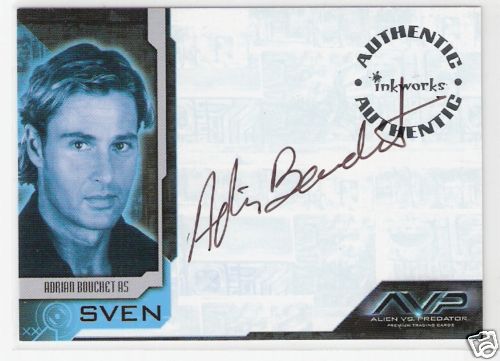ALIEN vs PREDATOR ADRIAN BOUCHET as SVEN AUTOGRAPH | eBay