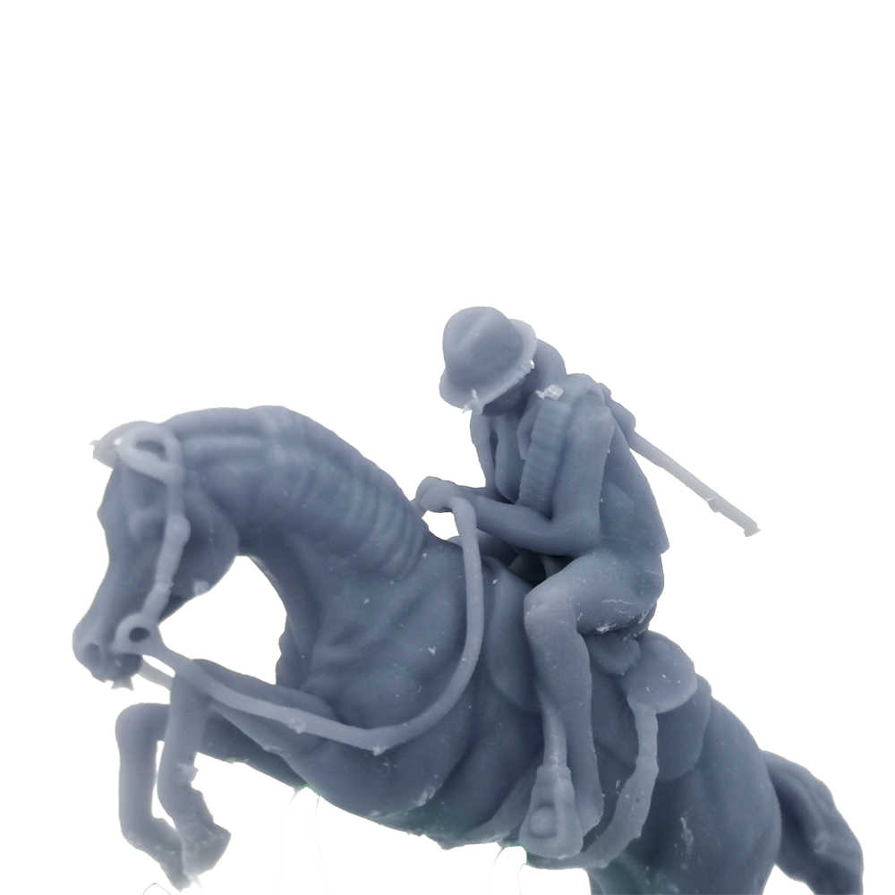 Outland Models Scenery Miniature Western Cowboy w Horse Figure Set 1:48 ...