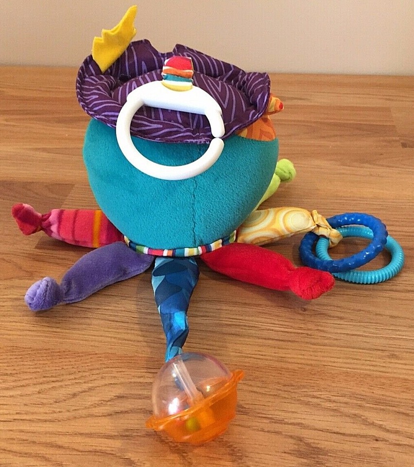 Lamaze Octopus Pirate Captain Calamari Baby Rattle crib toy plush | eBay