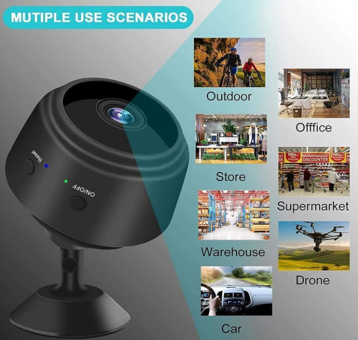 Mini Camera 1080P Small Surveillance Camera WiFi Indoor Surveillance ...