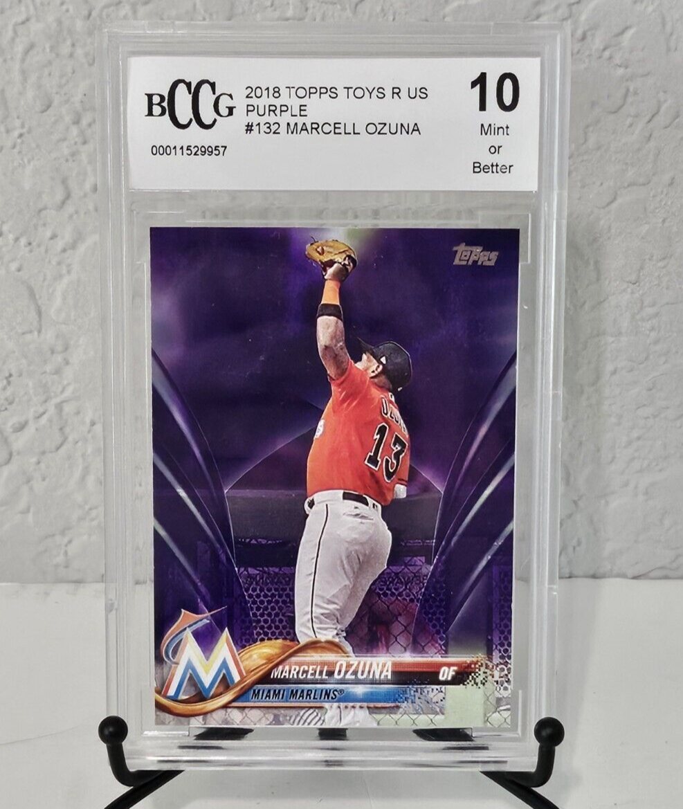 2018 Topps - Purple #132 Marcell Ozuna for sale online | eBay