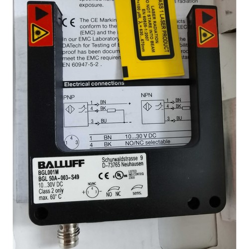 1pieces New Balluff photoelectric sensor BGL 50A-003-S49 Fast Delivery ...