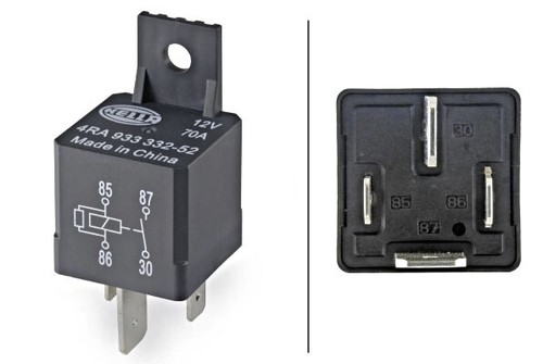 HELLA Main Current Relay Black 12V 4RA933332-521 | eBay