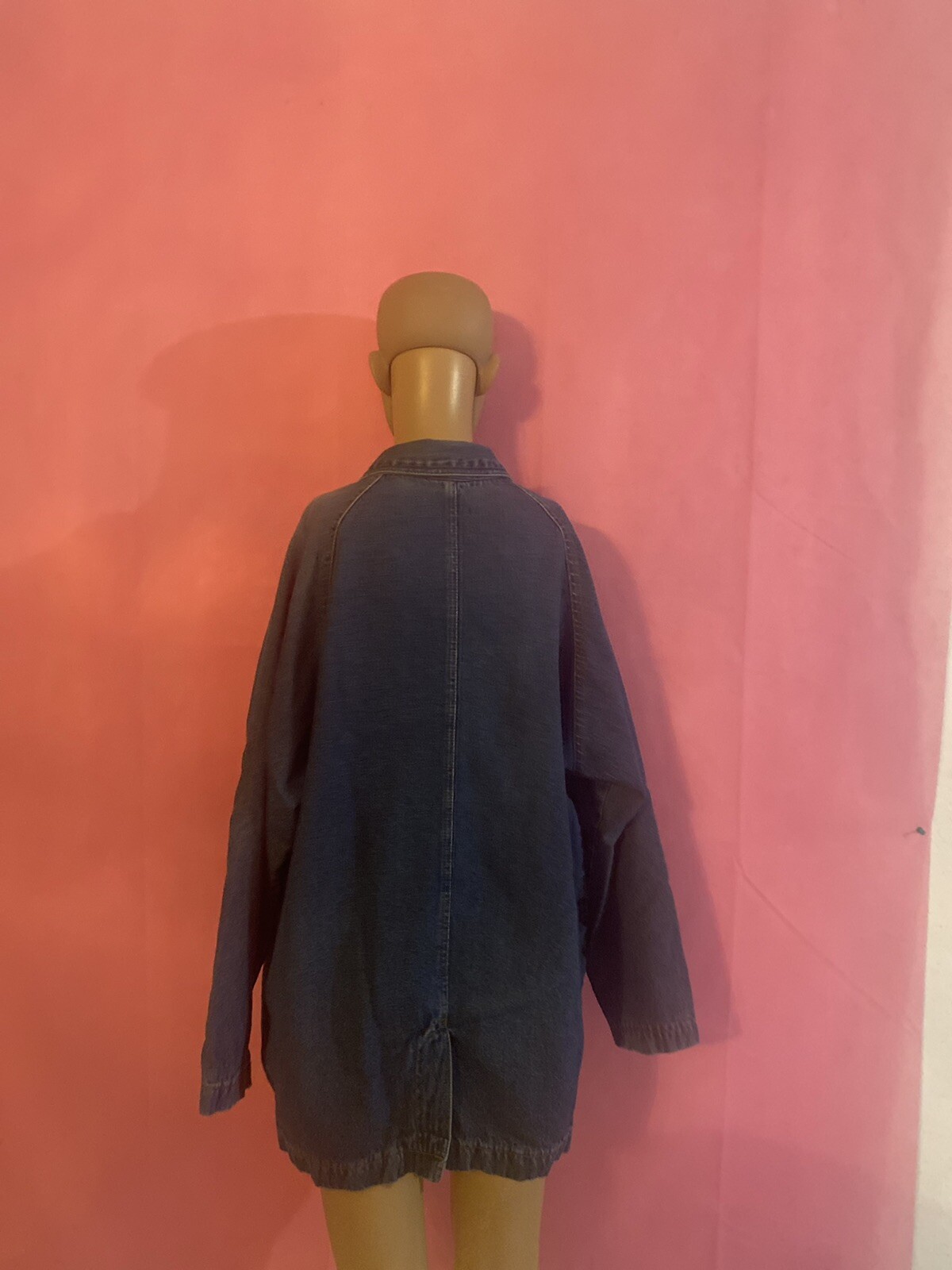 faded glory authentic outerwear denim jacket ladies L 12/14 Plaid On ...