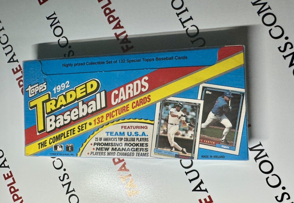1992 Topps Traded Baseball Card Complete Box Set Factory Sealed | eBay