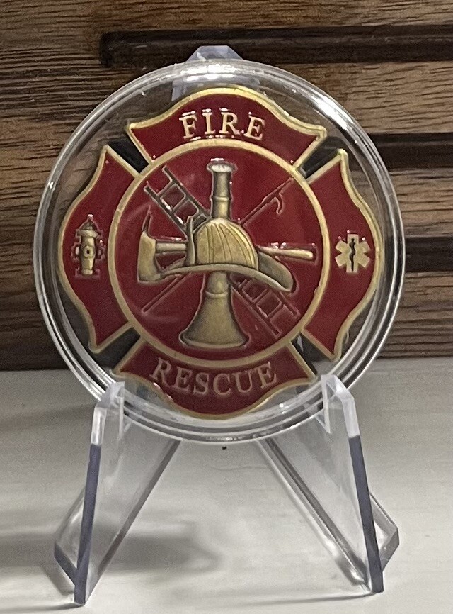 Fire And Rescue Firefighter Coin | eBay