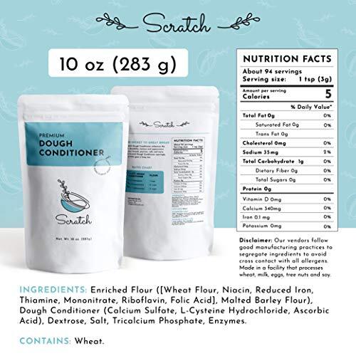 Premium Dough Conditioner - (10 oz) All Grain Bread Improver For Making ...