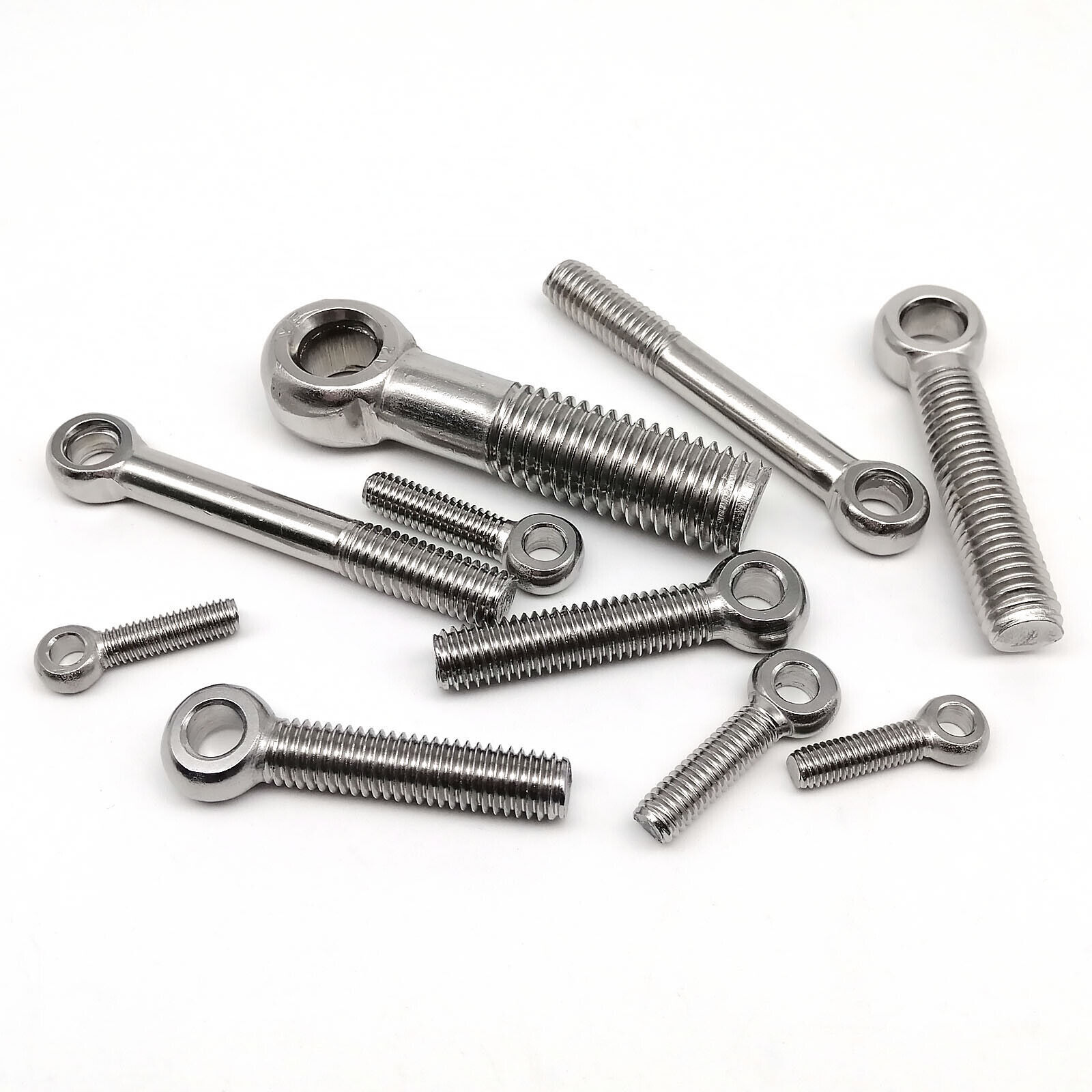 M5-M16 304 A2-70 Stainless Steel Loop Circle Hole Eye Ring Screw Bolt ...