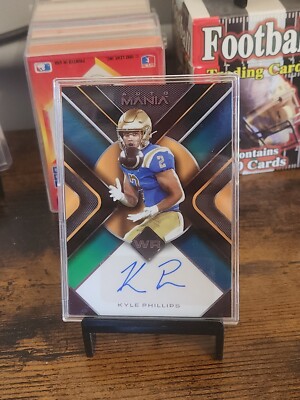 KYLE PHILLIPS 2022 WILD CARD FOOTBALL AUTOGRAPH AUTO CARD #AM-TR21 UCLA ...