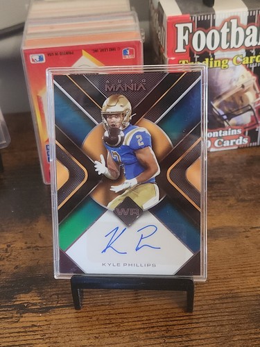 KYLE PHILLIPS 2022 WILD CARD FOOTBALL AUTOGRAPH AUTO CARD #AM-TR21 UCLA ...