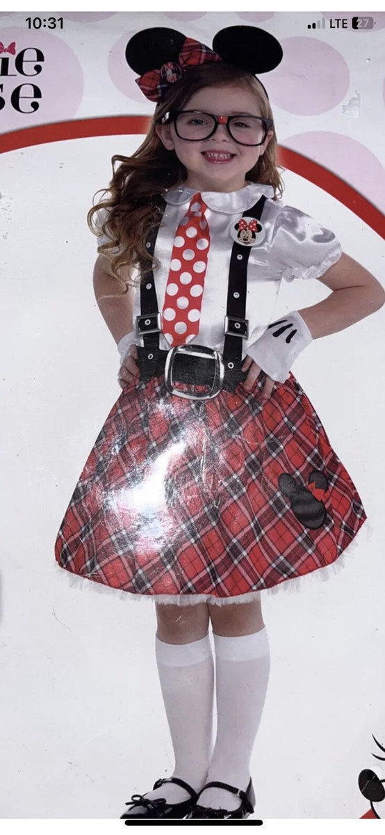 Costume De Minnie Mouse Nerd Pour Enfants Déguisement De NERDS Boîte