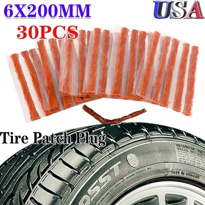 30pcs Tire Repair Plugs Car Tire Puncture Recovery Tyre Tubeless Seal ...