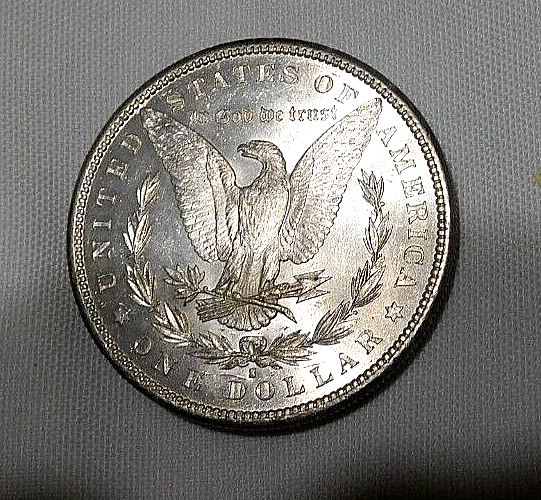 1879 S GENUINE Coin Morgan Original Silver Dollar BU Semi Proof Like Lt ...
