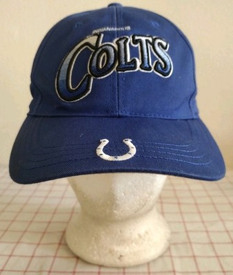 Indianapolis Colts NFL Cap Hat Blue Mens Embroidered Adjustable Reebok ...