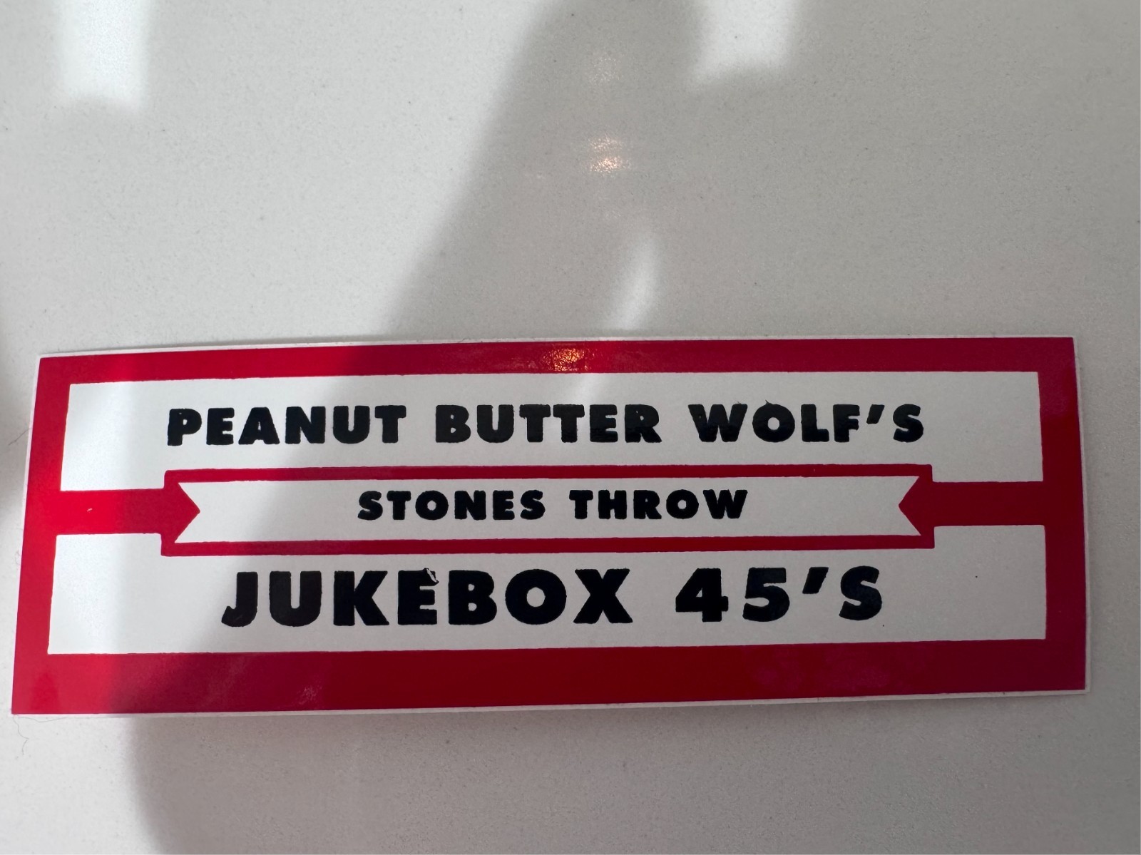 RARE - Peanut Butter Wolf - Jukebox 45's (2002) promo sticker - Stones ...
